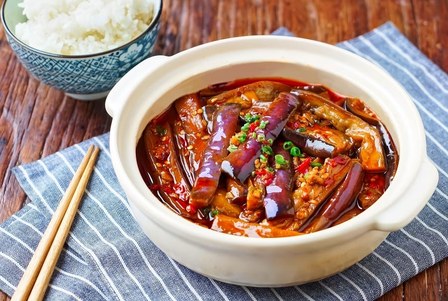 Chinese Eggplant with Garlic Sauce (Yu Xiang Qiezi 鱼香茄子) - Wonglicious ...
